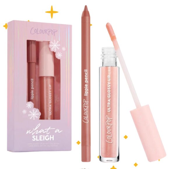 Colourpop | Makeup | Colourpop Lip Pencil Lip Gloss Set Snow Bunny Era ...